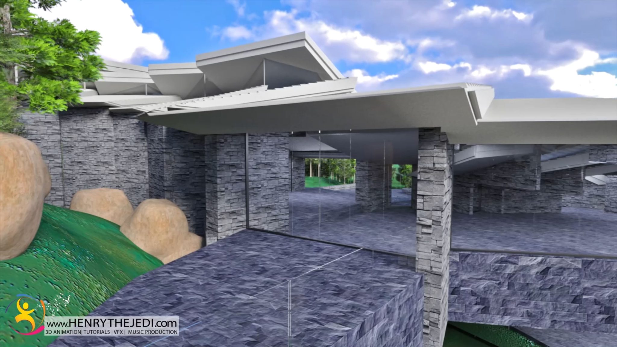 Video – Cascade Roof 3D House Buildup Modelling and Texturing ...
