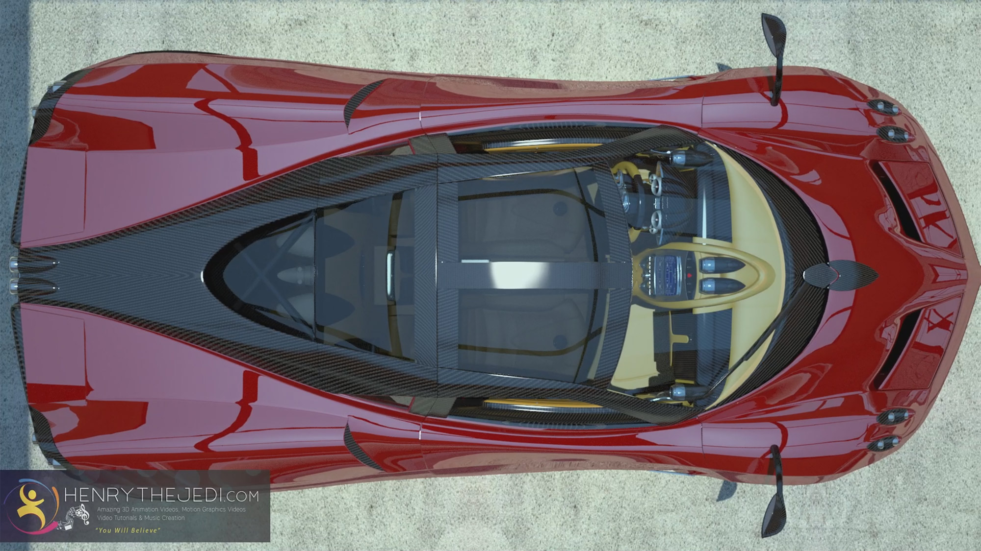 Pagani Huayra Detailed 3D Car Modeling & Animation – Henrythejedi.com