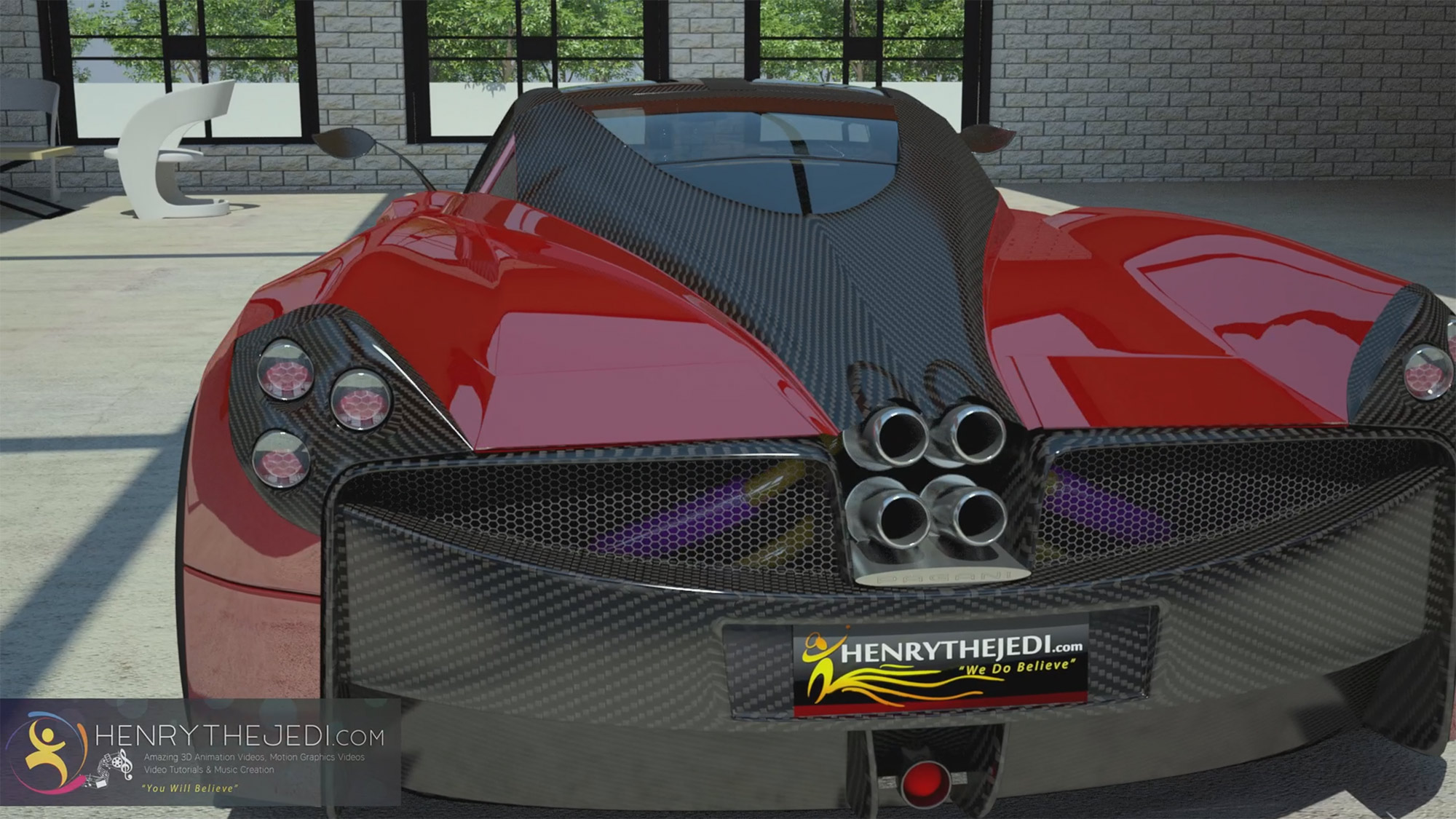 Pagani Huayra Detailed 3D Car Modeling & Animation – Henrythejedi.com