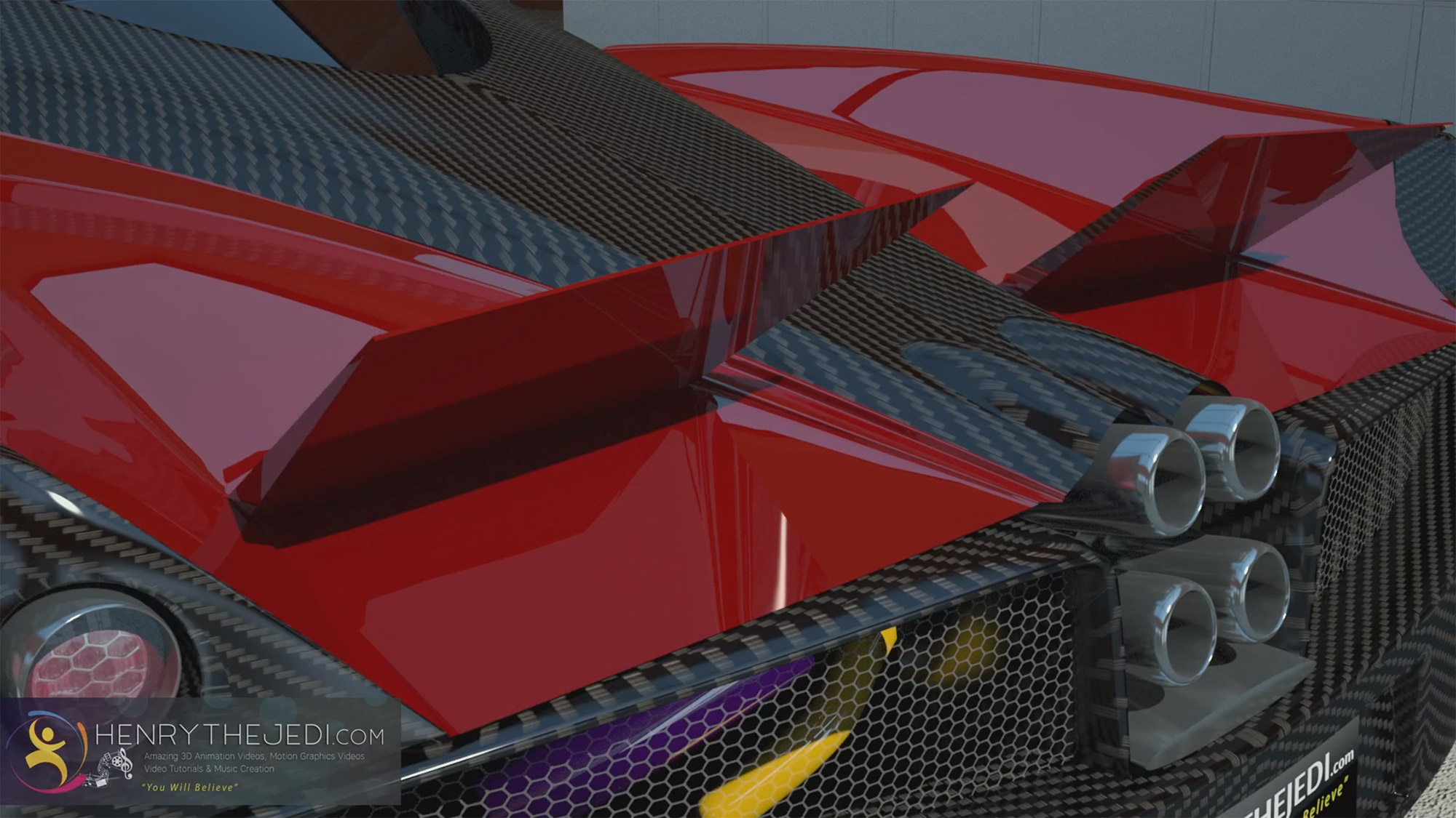 Pagani Huayra Detailed 3D Car Modeling & Animation – Henrythejedi.com