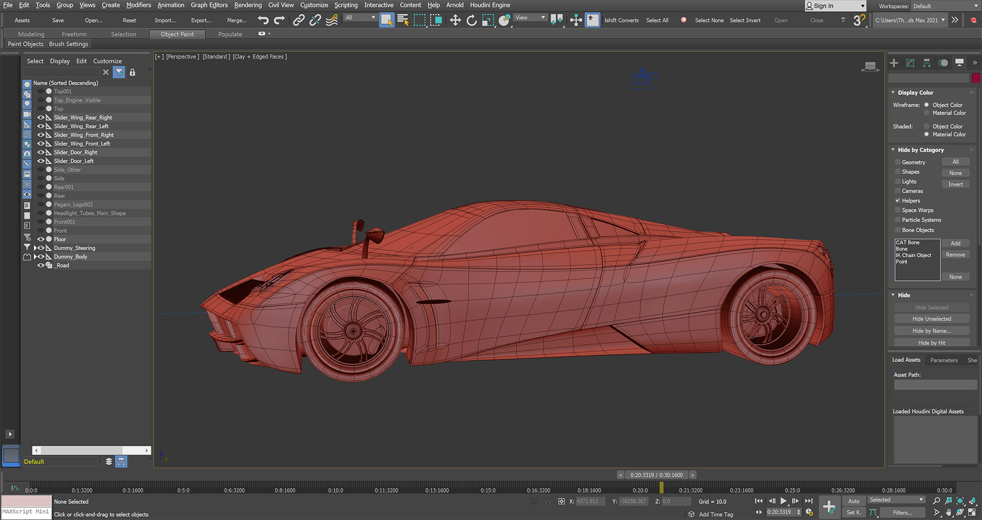 Pagani Huayra Detailed 3D Car Modeling & Animation – Henrythejedi.com
