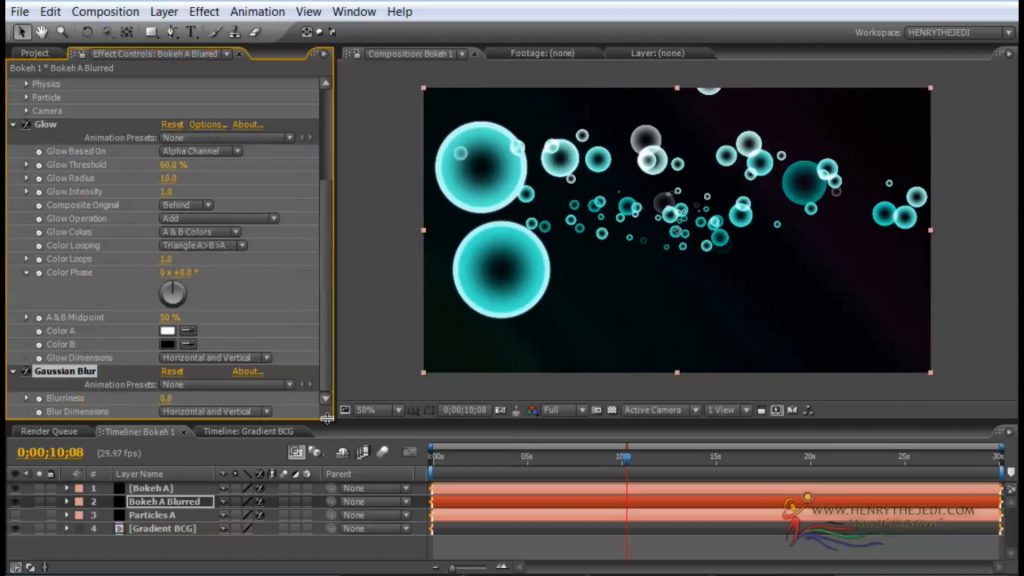 3D Bokeh in Adobe After Effects – Henrythejedi.com