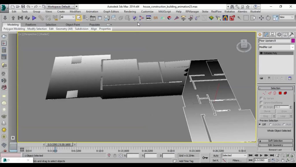 House Building Construction Animation in Autodesk 3D Studio Max ...
